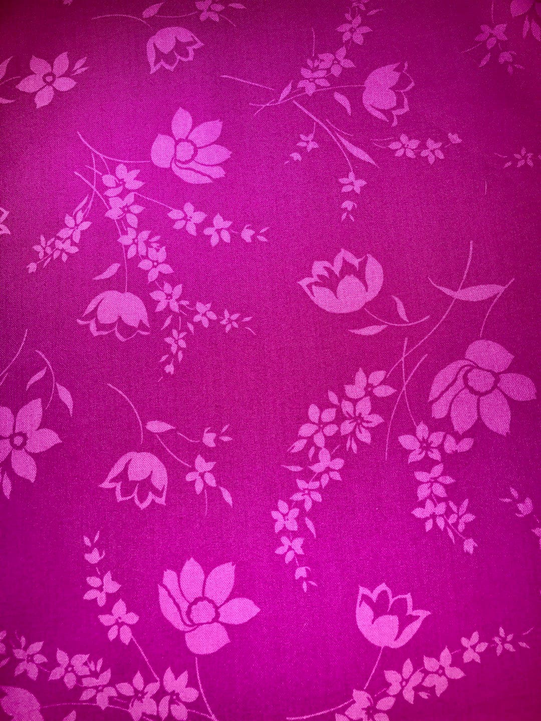 Purple Fabric. Felicity, Magenta Fabric. Fabric With Flowers. Timeless ...