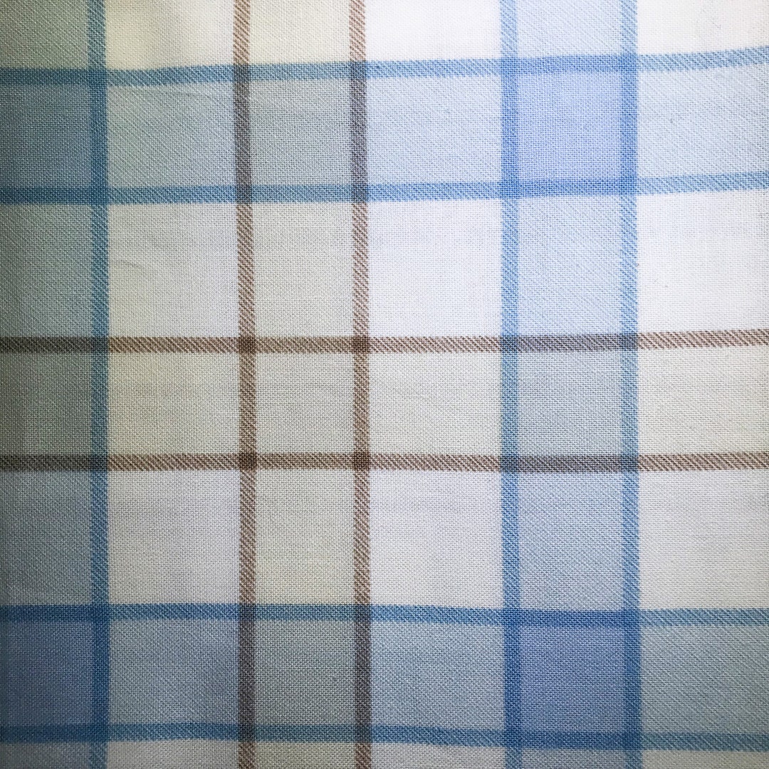 Plaid Blue Fabric - Timeless Treasures - Quilting Cotton Fabric ...