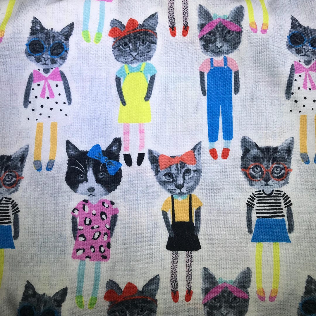 Fabric With Cats Timeless Treasures Kitten Fabric Quilting Cotton ...