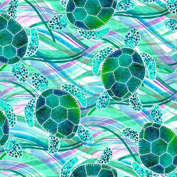 Turtle Fabric - Etsy