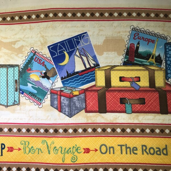 Travel Fabric - Etsy
