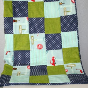 Baby boy quilt patchwork quilt nursery bedding crib | Etsy