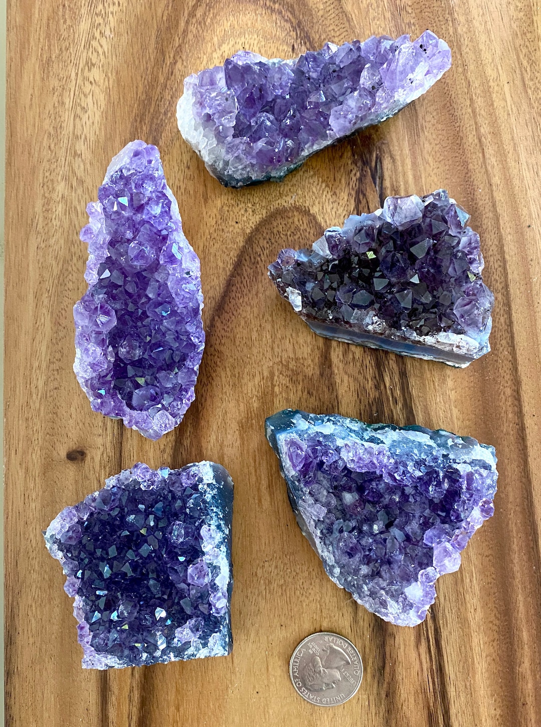 Individual Amethyst Gemstones | Raw Amethyst Geode | Home Decor | Gift ...