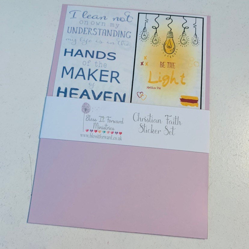 Bible Journaling Sticker Set Christian Faith Stickers - Etsy