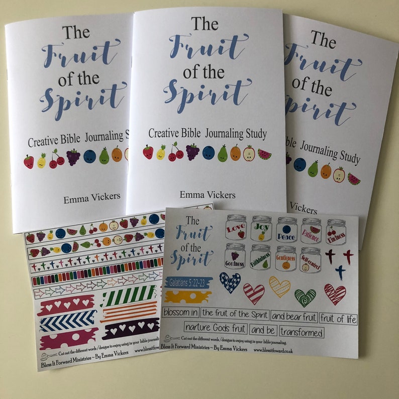 Fruit of the Spirit Creative Bible Study Booklet Instant | Etsy