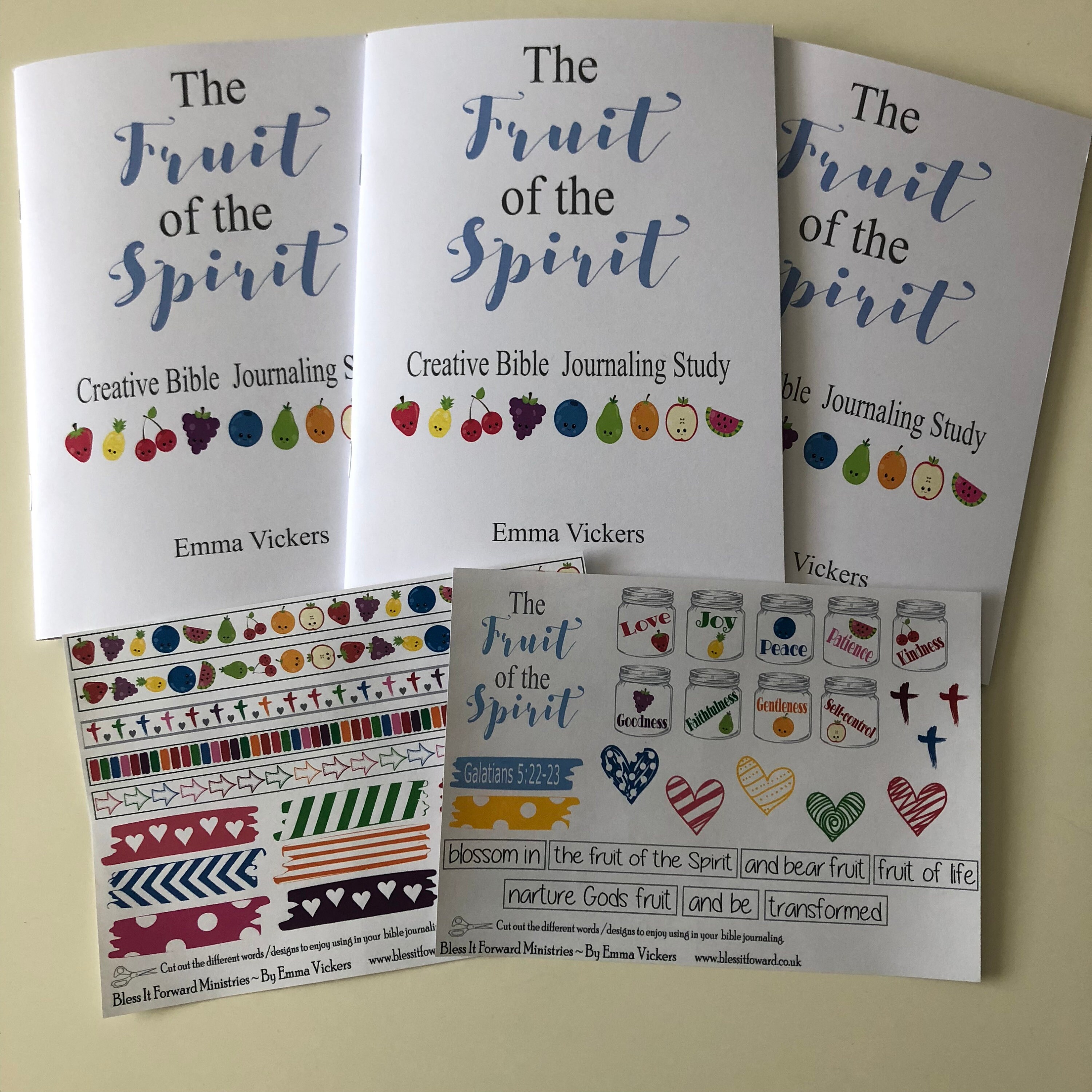 Fruit of the Spirit Creative Bible Study Booklet Instant | Etsy