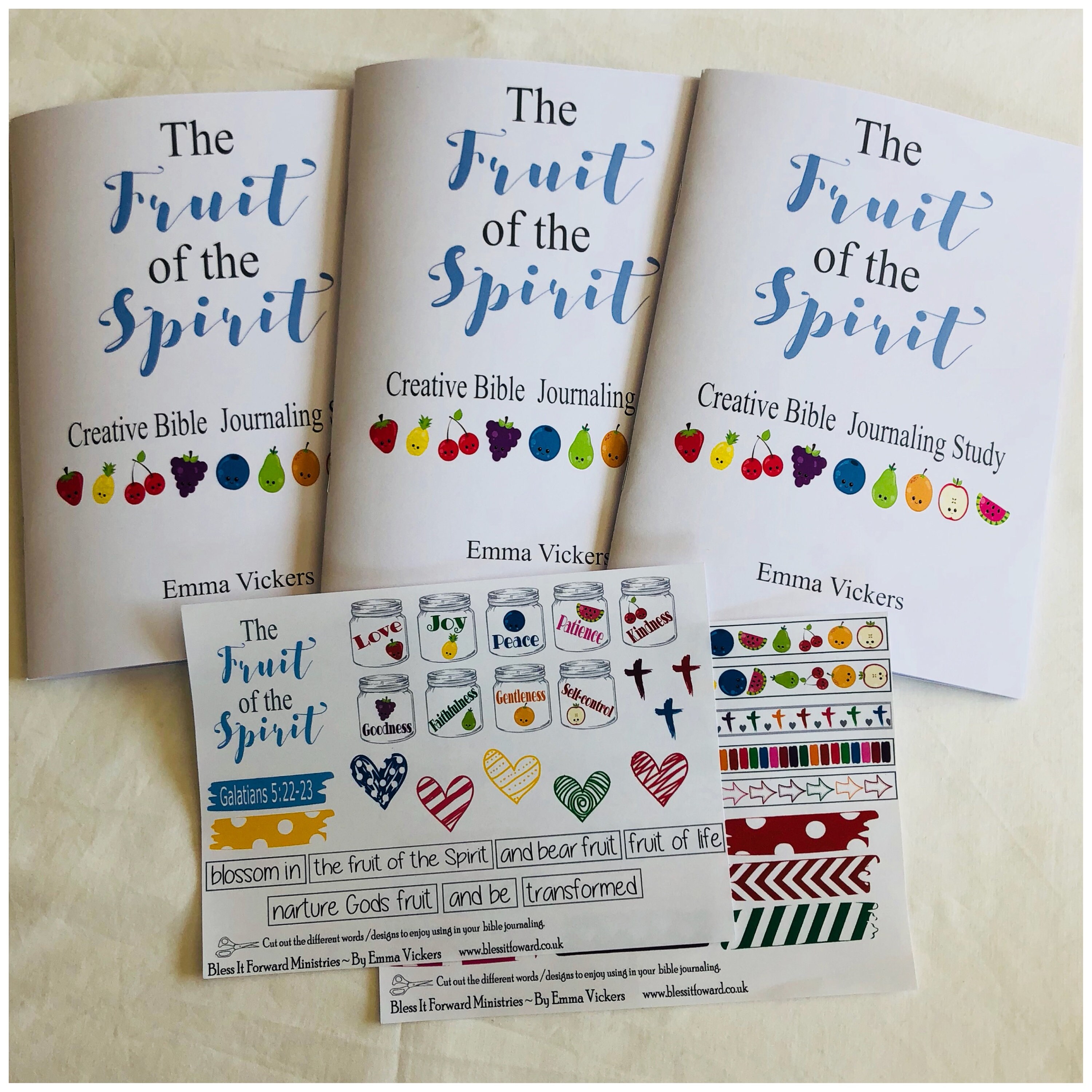 Fruit of the Spirit Creative Bible Study Booklet Instant Download Bible ...