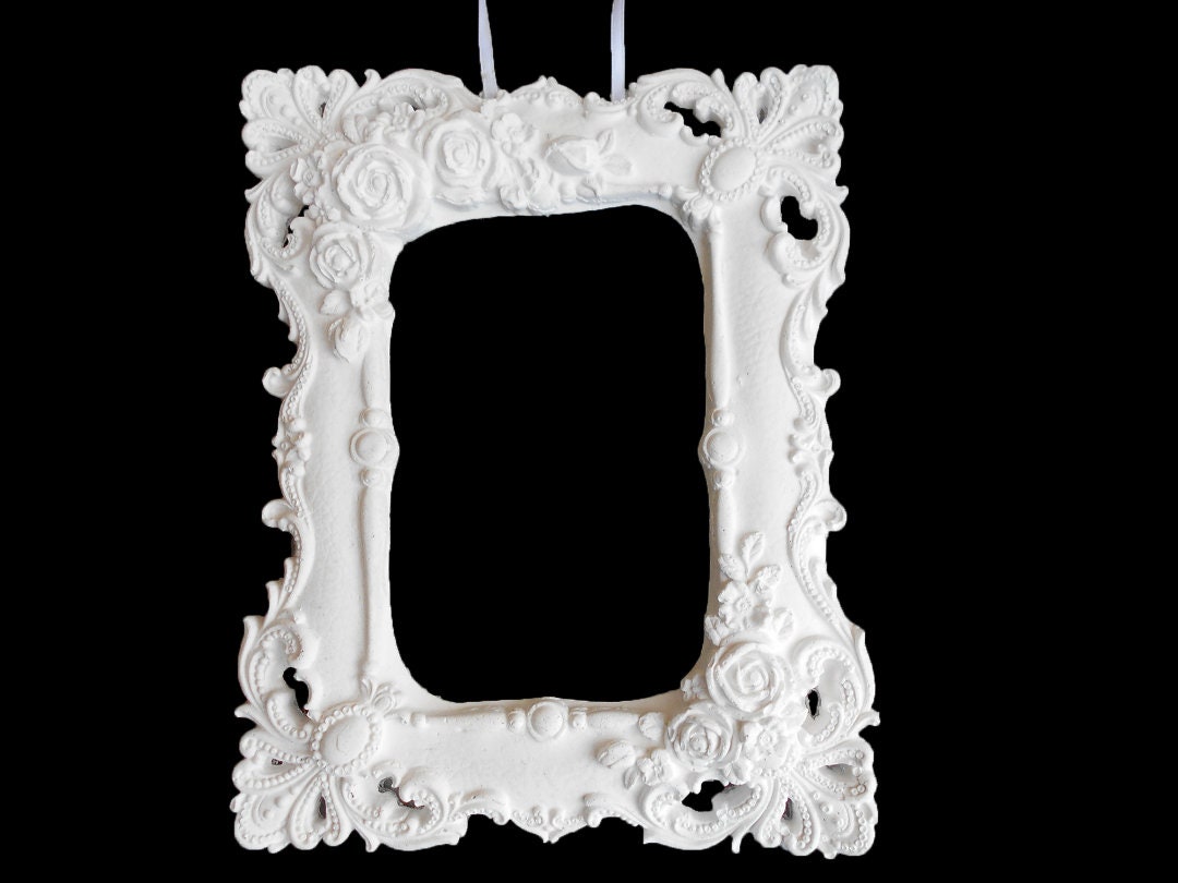 Rectangular Plaster Frame in Shabby Chic Style Home Decoration Backless ...