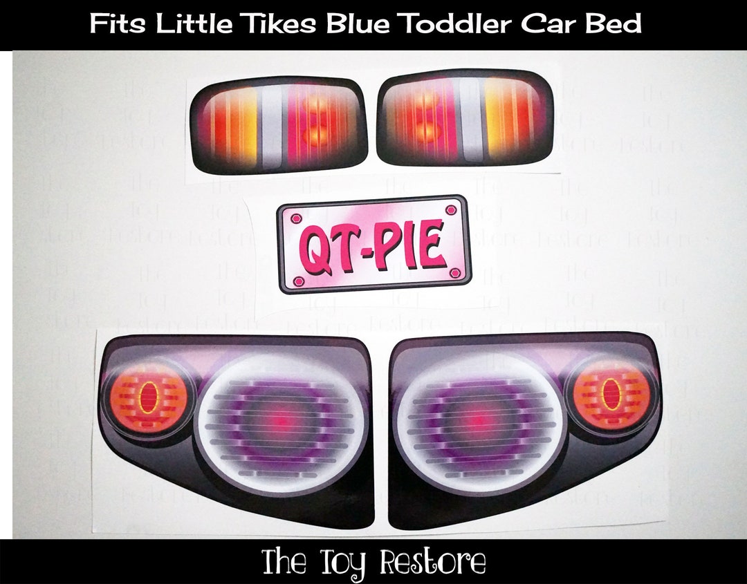 New Replacement Decals Stickers Fits Little Tikes Tykes Toddler Race ...