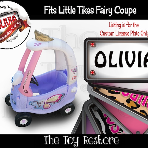Custom Little Tikes License Plate Custom Cozy Coupe License - Etsy