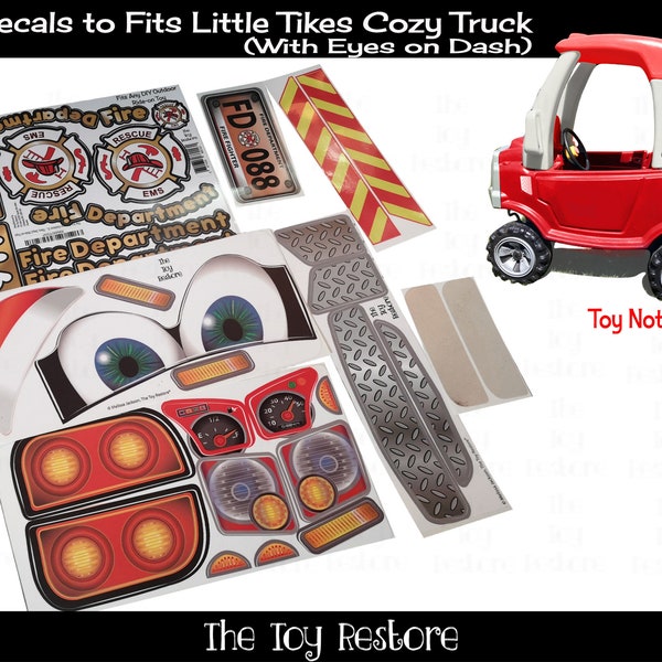 Little Tikes Truck Replacement Stickers - Etsy