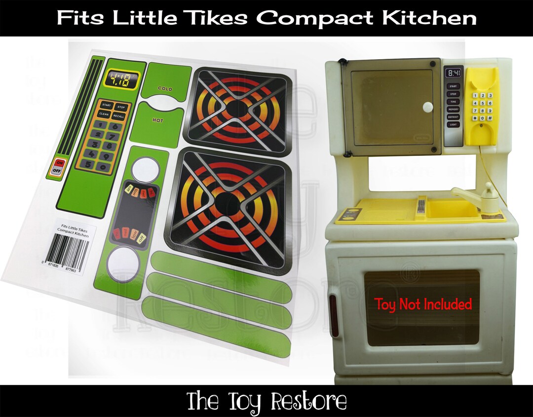 The Toy Restore Replacement Stickers Fits Little Tikes Compact Play ...