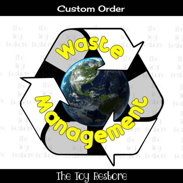 Waste Management Stickers - Etsy