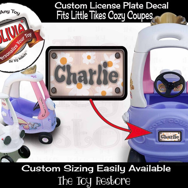 Vw Little Tikes License Plate - Etsy