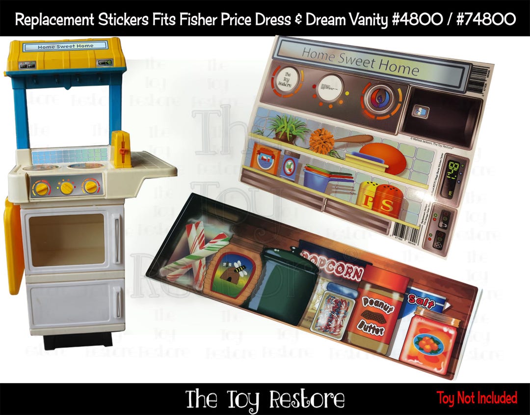 The Toy Restore Replacement Stickers Fits Fisher-price 1991 Magic ...