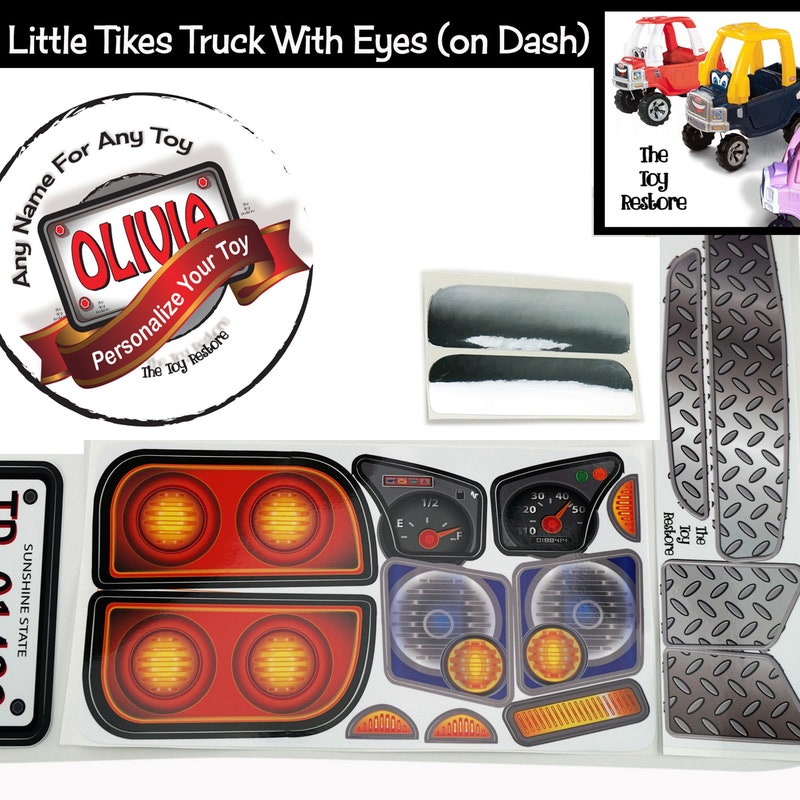 Little Tikes Truck Replacement Stickers - Etsy