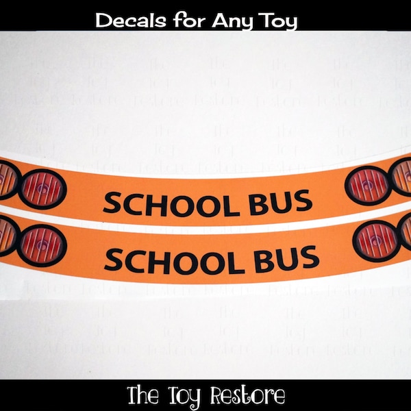 School Bus Decal - Etsy