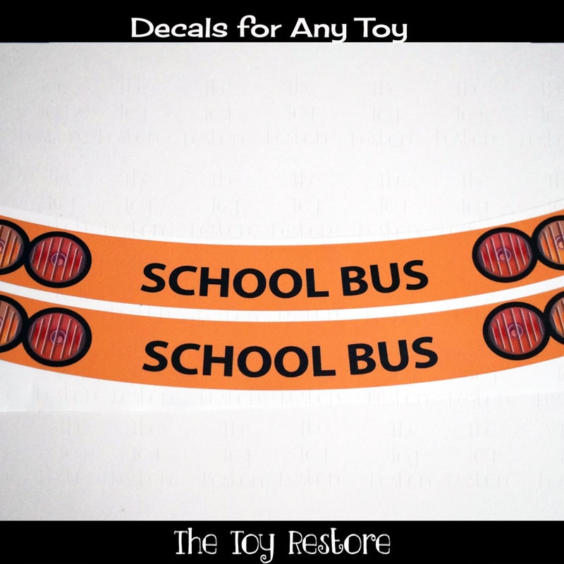 School Bus Decal - Etsy