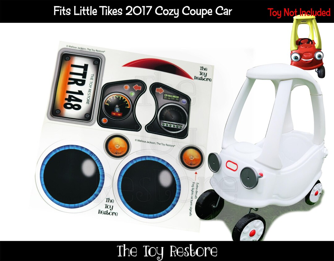 The Toy Restore Replacement Stickers Fits 2017 Little Tikes Custom Cozy ...