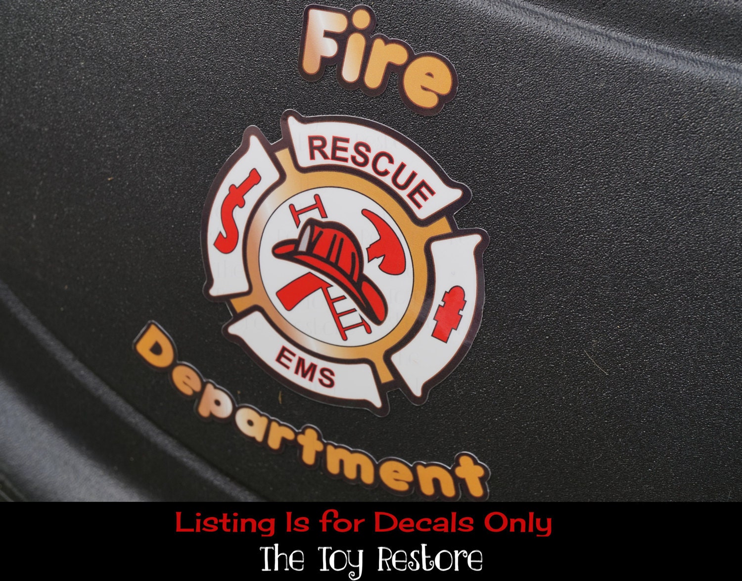 Fire Department Fire Engine Decals Replacement Stickers Fits - Etsy
