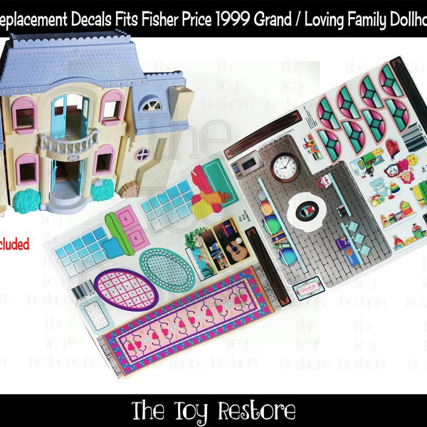 Dollhouse Stickers - Etsy