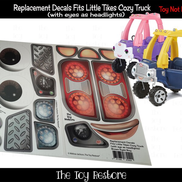 Little Tikes Truck Replacement Stickers - Etsy
