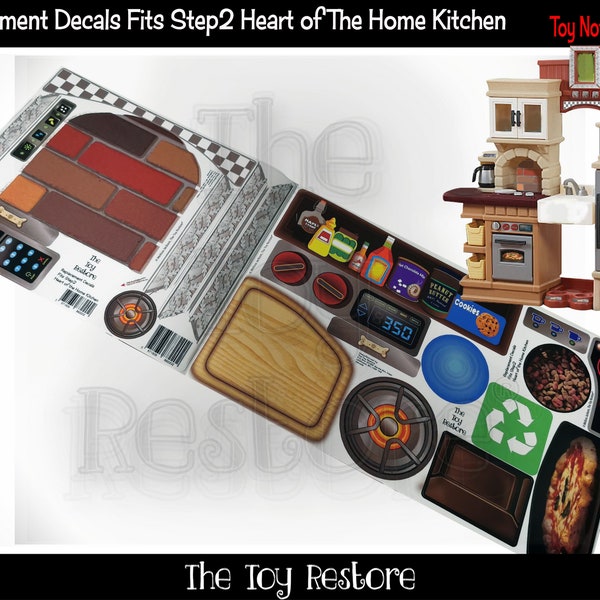 Stove Stickers Replacement Decal The Toy Restore Replacement Stickers ...