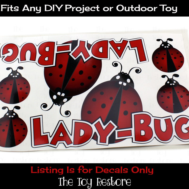 Ladybug Decal - Etsy