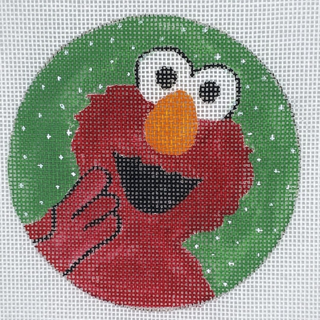 Grover From Sesame Street Hand Painted Needlepoint Ornament Canvas - Etsy