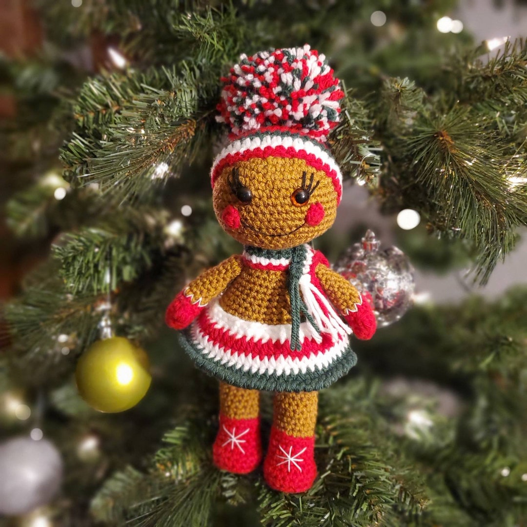 Stuffed Gingerbread Doll and Snowman, Custom Stocking Stuffer Toy Dolls ...