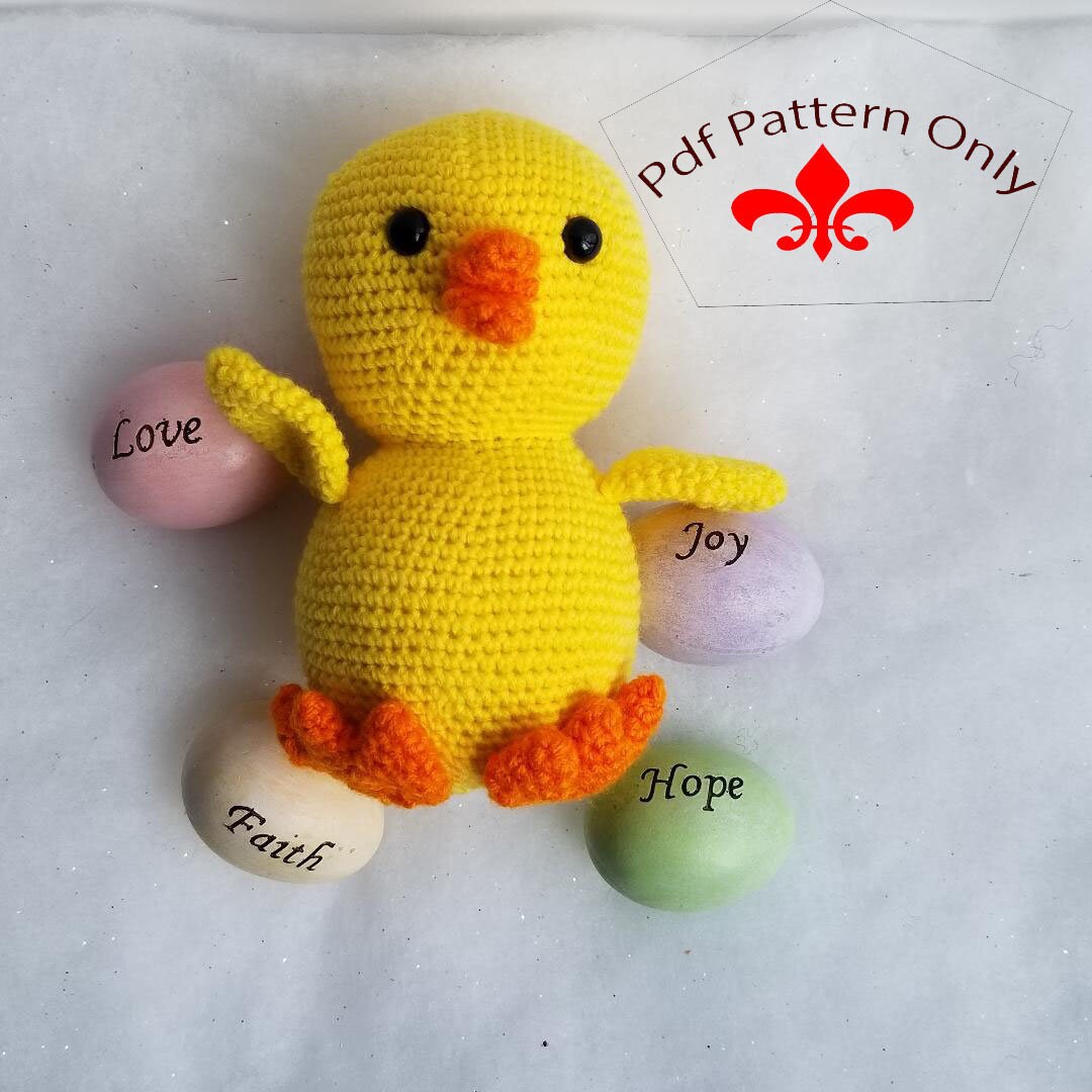 Easter Baby Chicky Crochet Pattern - Etsy
