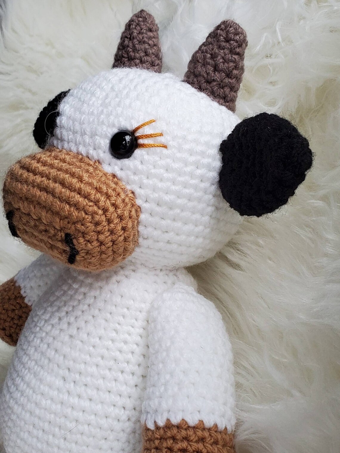Mandy the Moo Cow Stuffed Animal Toy | Etsy