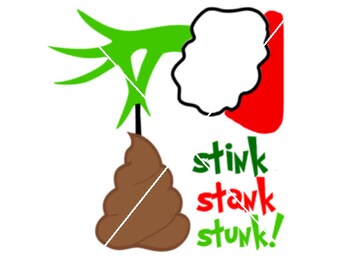 Grinch silhouette | Etsy