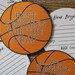 Basketball Grad Guest Book Card | Editable Canva Template | Instant ...
