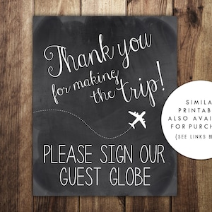 Please Sign Our Guest MAP, Thanks for Making the Trip, Destination ...