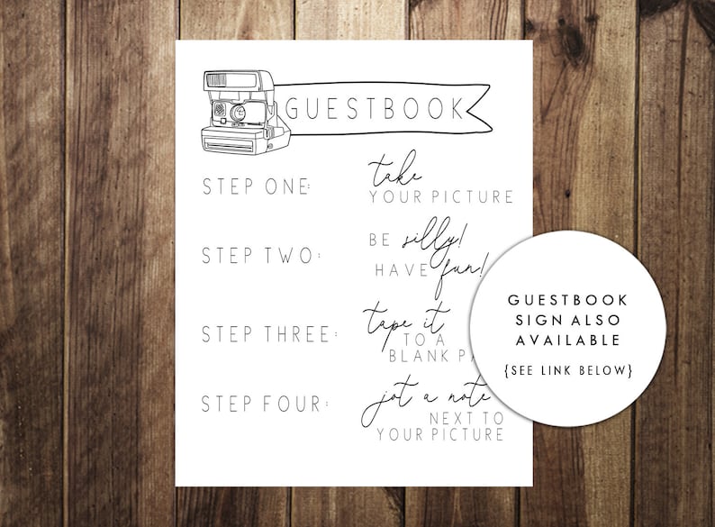 Graduation Party Guestbook Sign Guest Book Open House Photo - Etsy