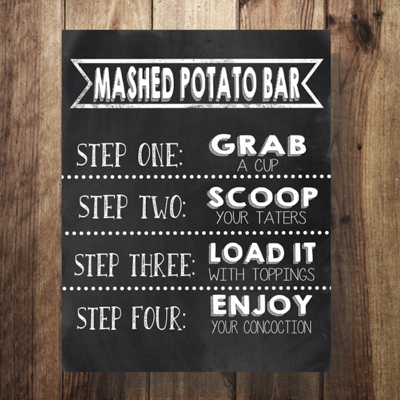 Potato Bar - Etsy