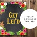 Luau Get Lei'd Sign, Tiki Photo Booth, Hawaiian Party Decor, Tropical ...