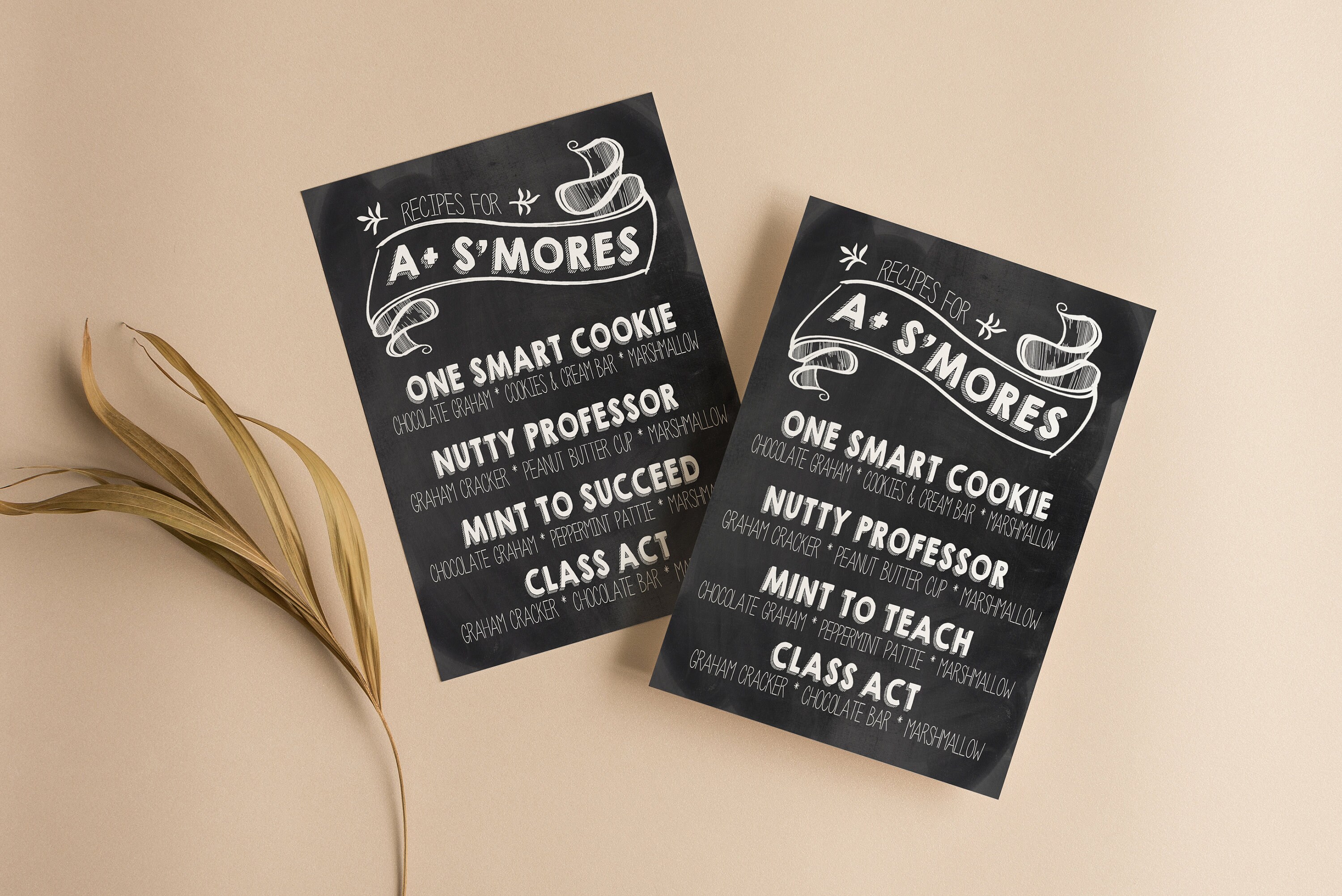 Teacher Smore Bar Graduation Party Sign Graduate S'more - Etsy