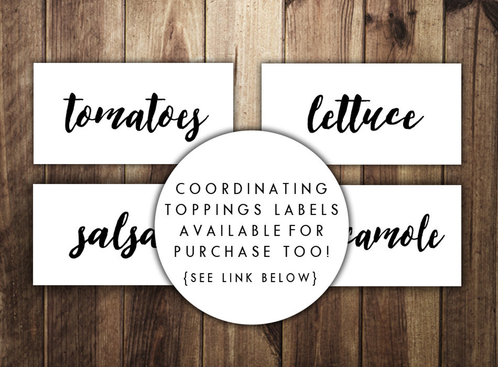 Taco Bar Sign Walking Tacos Sign Make Your Own Tacos | Etsy