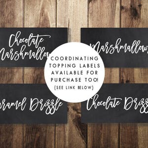 Hot Chocolate Bar Sign | Hot Cocoa Bar | Winter Wedding | Winter Baby ...