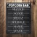 Popcorn Bar Signs, TWO Pop Corn Printable Sign, Make Your Own Trail Mix ...