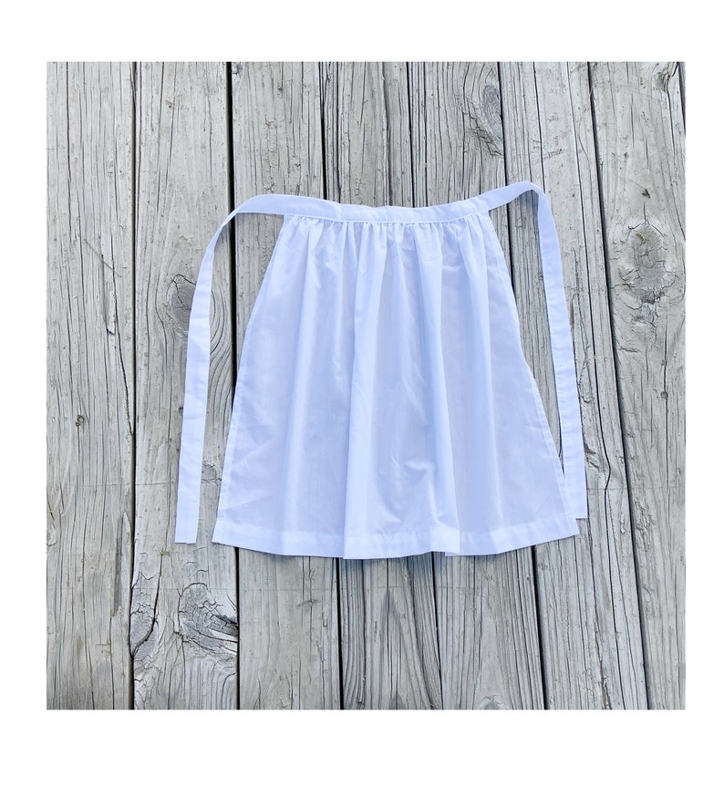 Plain White Apron for Costumes White Pioneer Apron Solid - Etsy