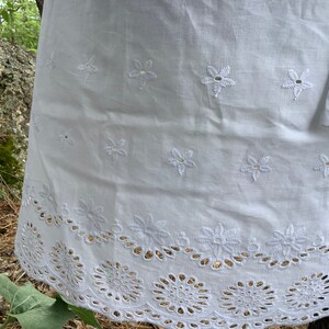BESTSELLER Eyelet White Dirndle Apron for Octoberfest, White Eyelet ...