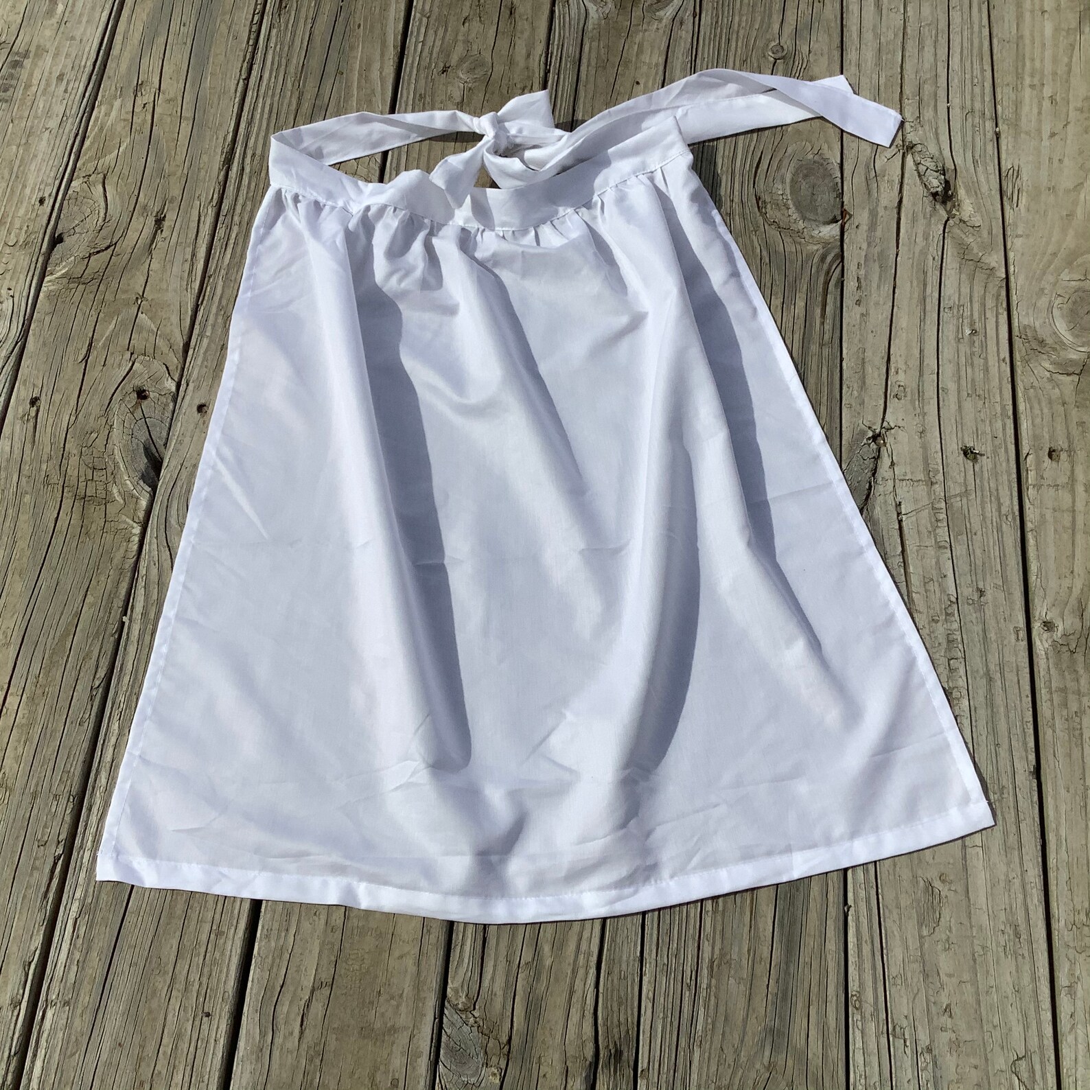 Plain White Apron for Costumes White Pioneer Apron Solid - Etsy
