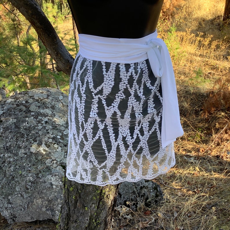 Sparkly White Lace Apron for Bridal Shower Lace Aprons - Etsy