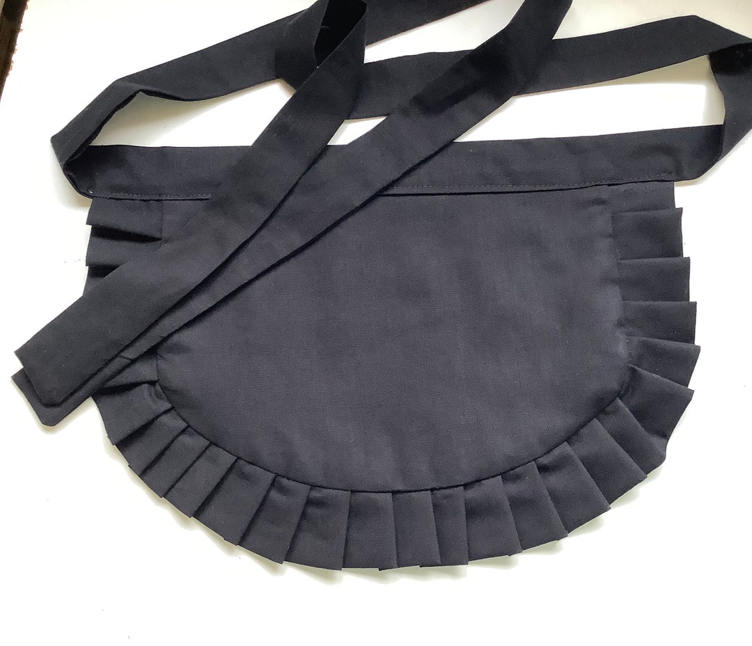 Extra Small Black Apron for Women Old Fashioned Cute Black Apron ...