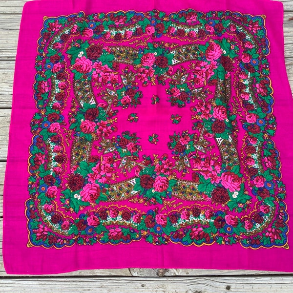 Babushka Scarf - Etsy