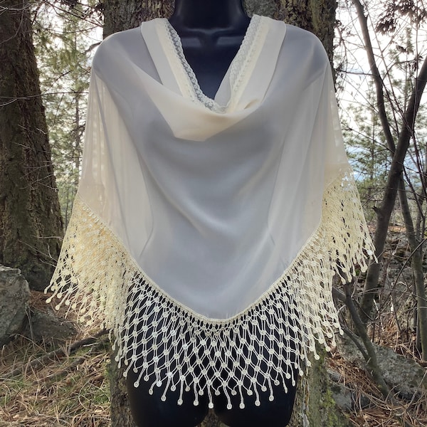 Ivory Wedding Shawl - Etsy