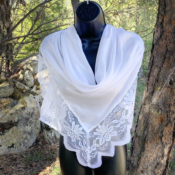 Satin Shawl - Etsy